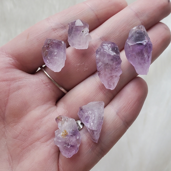 Handcrafted | Jewelry | Handmade Amethyst Earrings | Poshmark